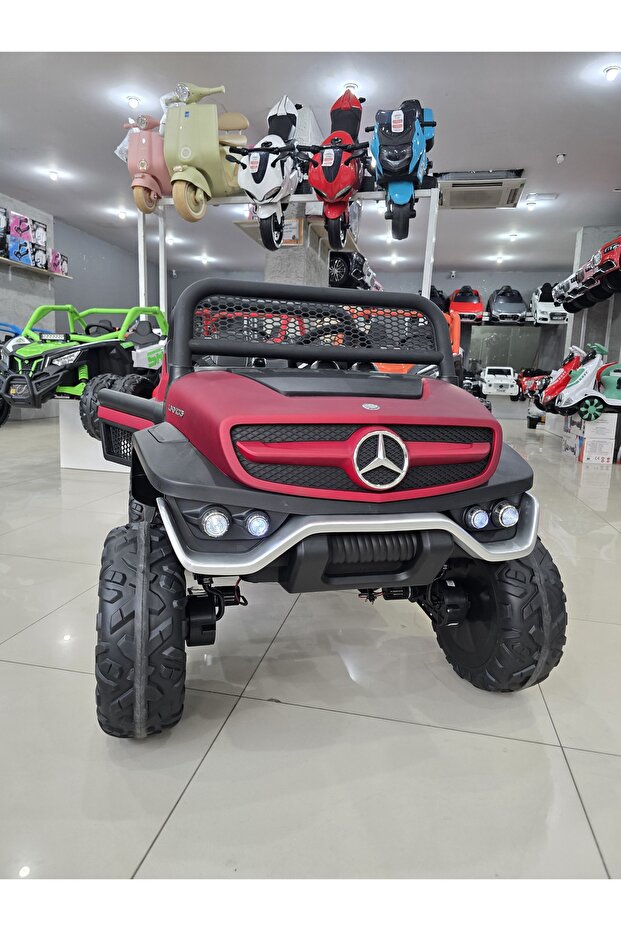 Fable Lisanslı Mercedes-Benz Unimog! 24V, 4X4, Kauçuk Lastik, Uzaktan ...