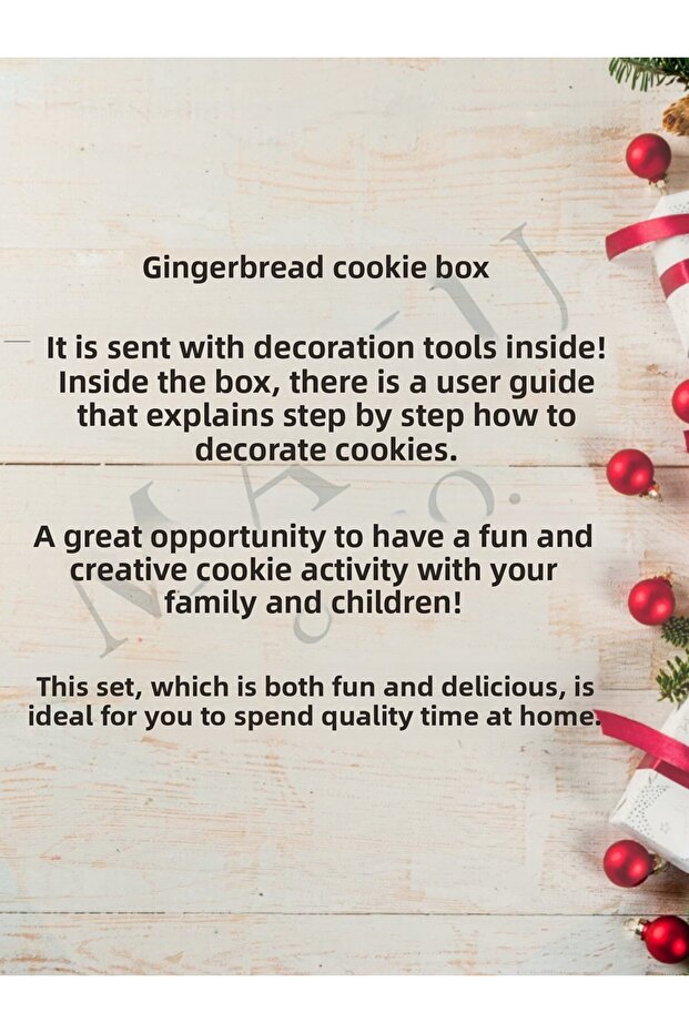 Maku home Gingerbread Cookie House /Christmas Themed Cookies/ / New ...