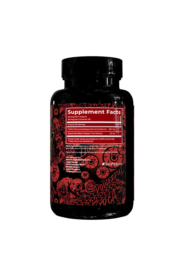 DARK LABS Tudca Bile salt 250 mg 60 Kapsül - Fiyatı, Yorumları