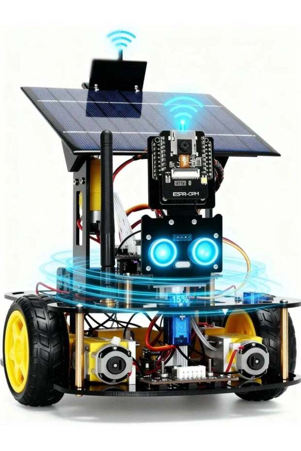 Arduino ESP32 AI Vision Solar Smart Robot Car Kit- Trendyol