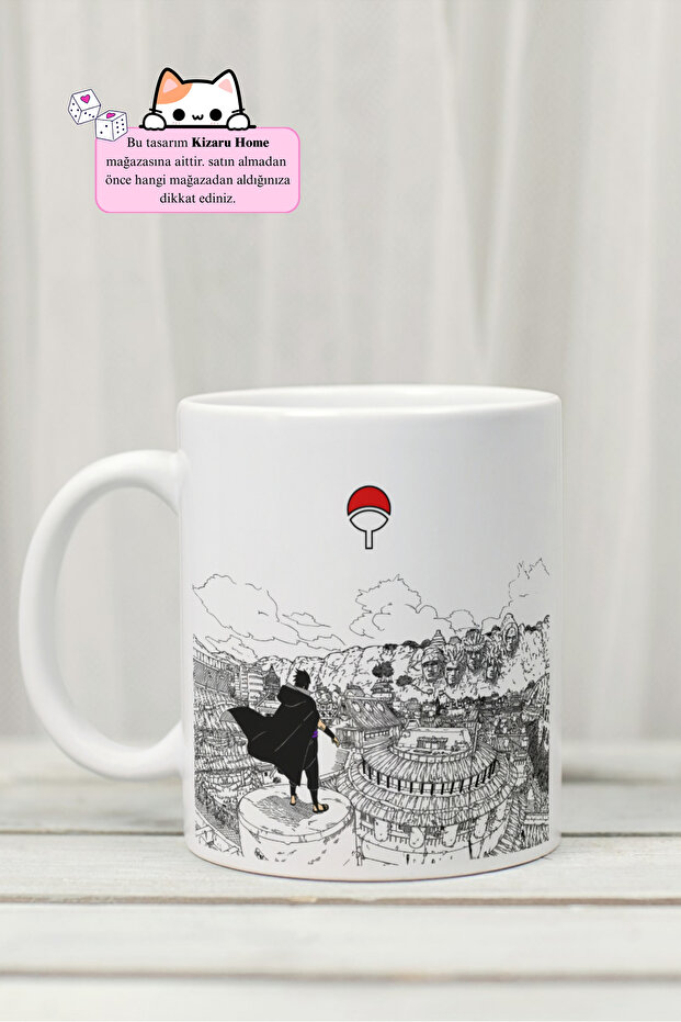 Kizaru Home Naruto- Naruto and Sasuke Anime Tasarım Baskılı Porselen ...