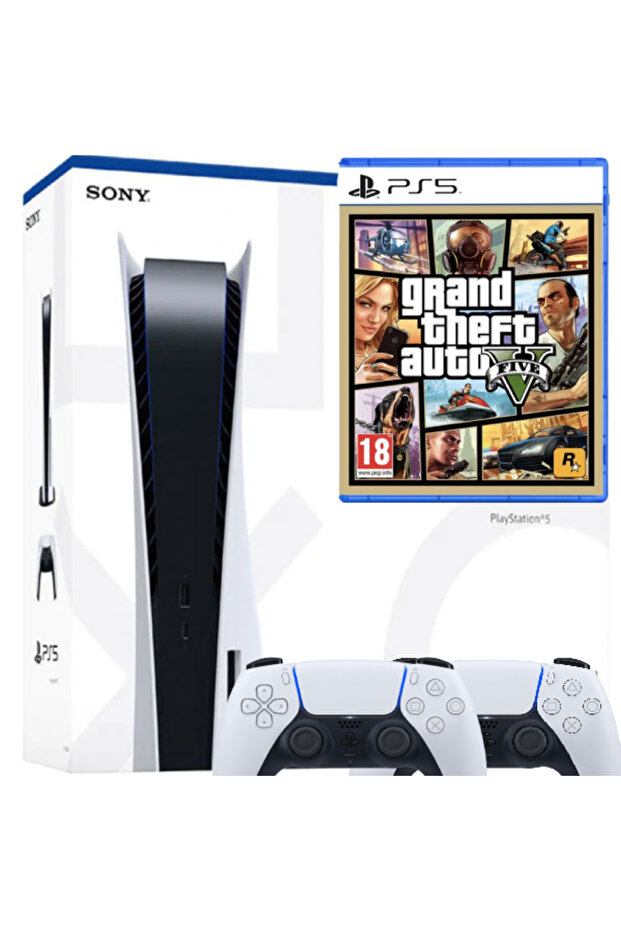 Sony PlayStation 5 (PS5) Disk Edition + Controller suplimentar + Grand ...