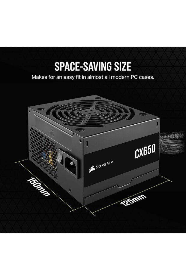 Corsair مزود طاقة CX650 80 PLUS Bronze غير معياري ATX 650 واط - المملكة ...