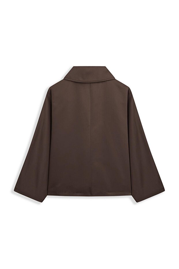 praye Yarasa Kısa Ceket Kahverengi - Fiyatı, Yorumları