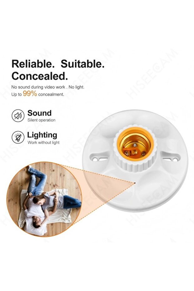 Electronic SPY E27 5MP WiFi 1080P HD bulb-shaped camera, night vision ...