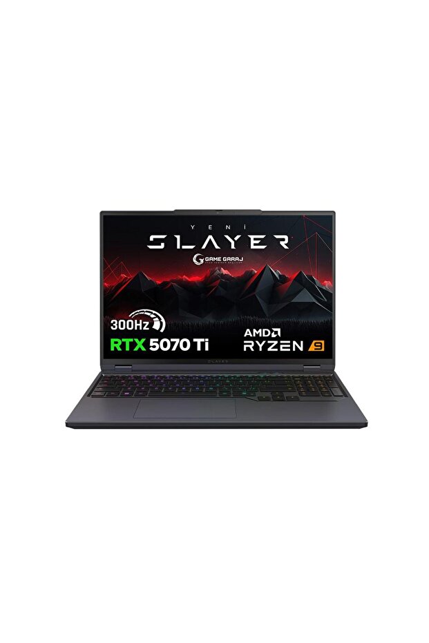 Game Garaj Slayer R9T-5070Ti C3 AMD Ryzen 9 9955HX 32GB RAM 2TB SSD ...