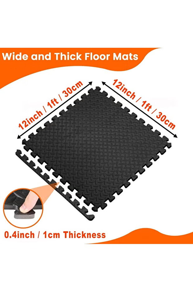 Generic Home Gym Floor Interlocking Mats, Exercise EVA Foam Mats ...