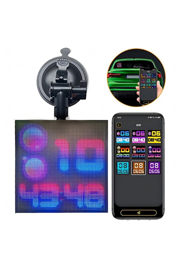 Optim Solution Smart LED Screen for Car Rear Window, 32×32 Pixel ...