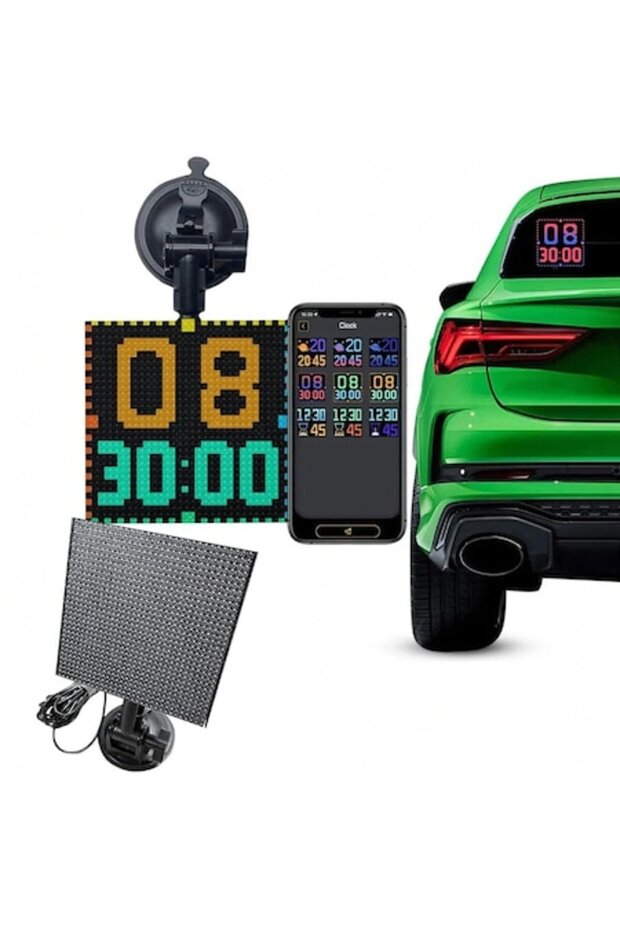 Optim Solution Smart LED Screen for Car Rear Window, 32×32 Pixel ...