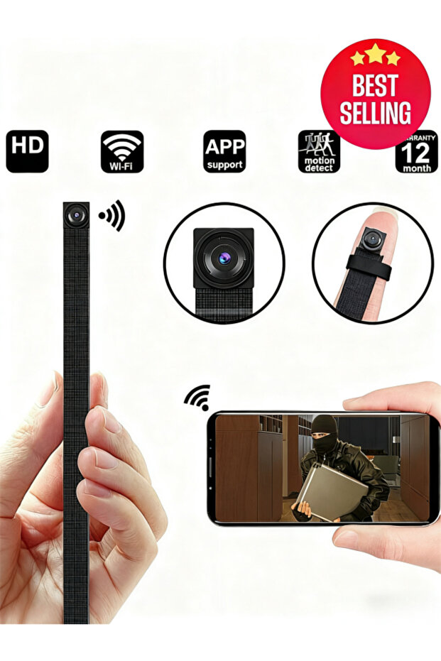 Electronic SPY DIY Camera 1080P – Hidden, Easy Install for Stairwell ...