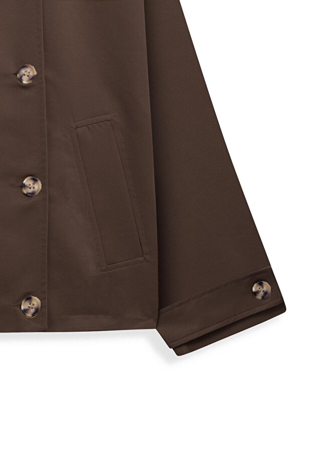 praye Yarasa Kısa Ceket Kahverengi - Fiyatı, Yorumları