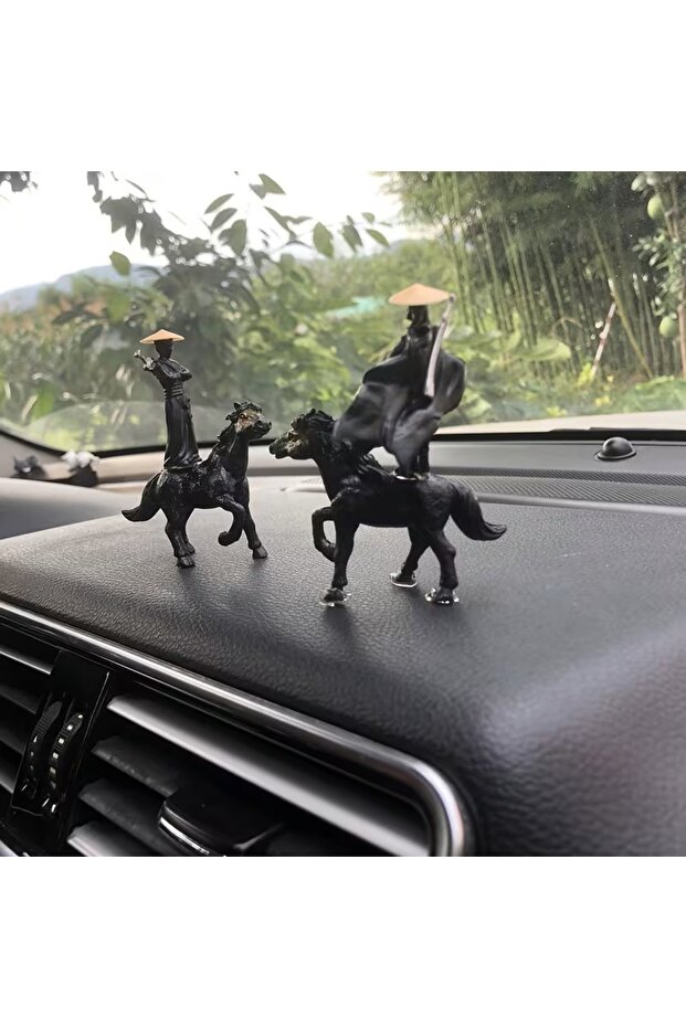 BGA Araba ön panel MİNYATÜR samuray savaşçı dekor klima panel süsü ...