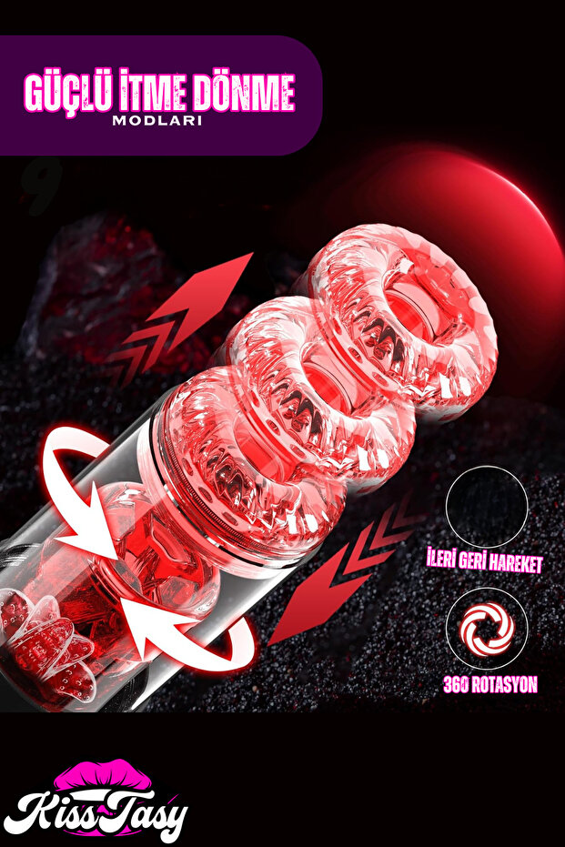 Kisstasy İleri Geri Hareketli Rotasyonlu Yalama Modlu Emişli Dönme ...