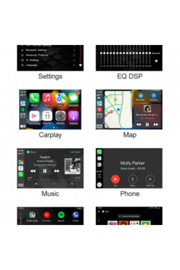 NAVI-ABC Wireless CarPlay & Android Auto Module for Mercedes GLC X253 ...