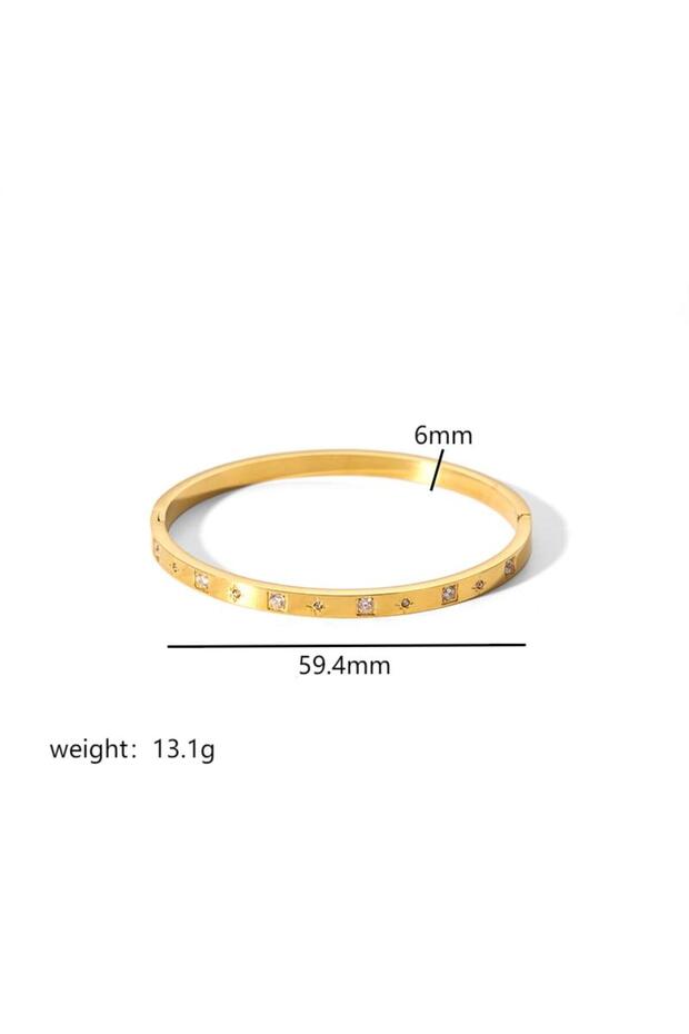Choice 16cm TB7007 Fashion Minimalist Highlight Luxury 18k Gold Plated ...