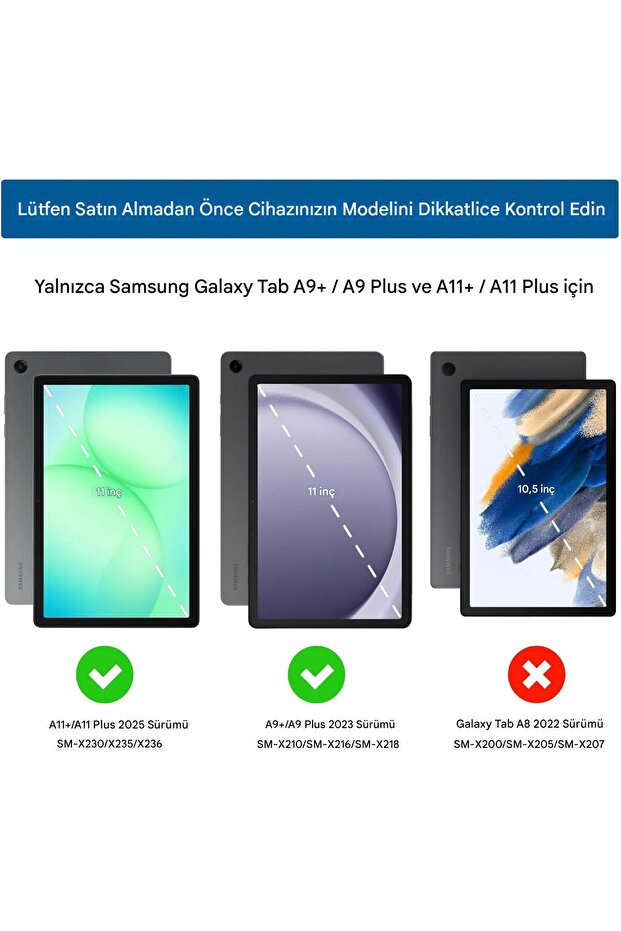 UnDePlus Galaxy Tab A11 Plus / A9 Plus 11-Inch Compatible Case 360 ...