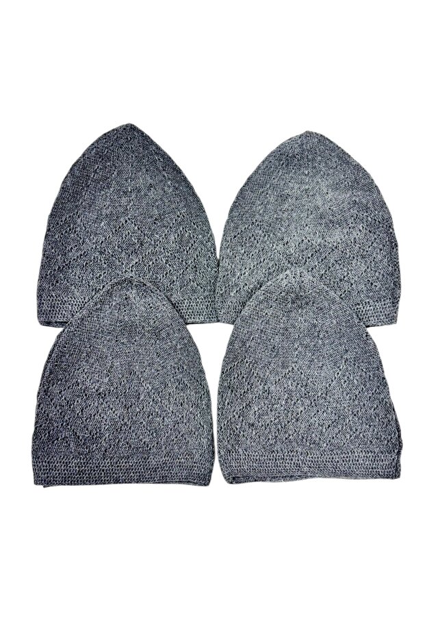 Muensu 10 Pieces of Smoked Prayer Caps, Hajj and Umrah Souvenir Caps ...