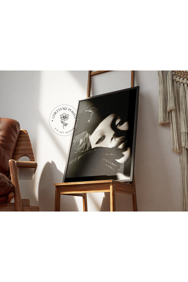 512 STORE Estetik Kate Moss Seri Vintage Model Çerçevesiz Kuşe Kağıt ...