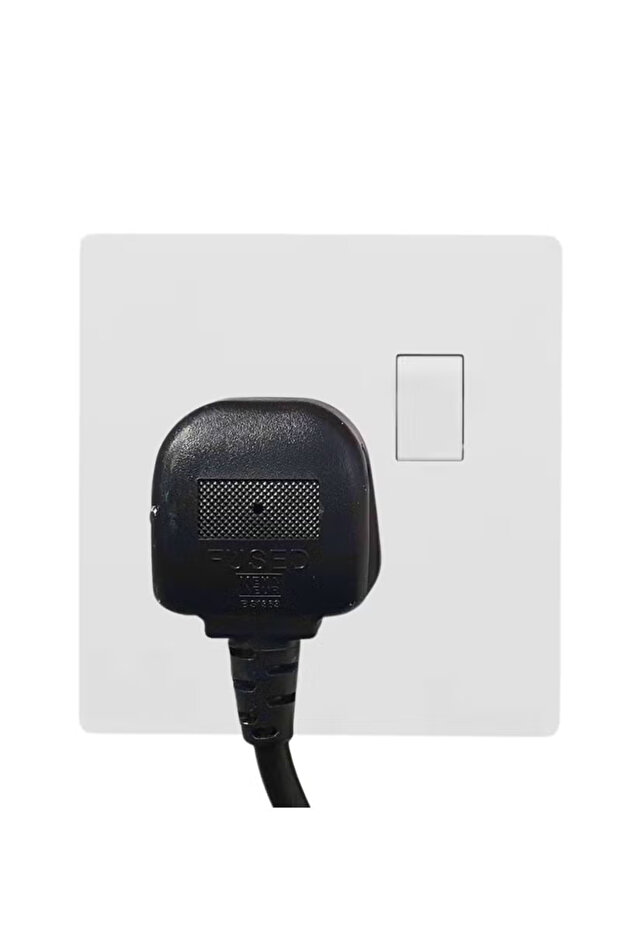 Hi Max Wall Switched Power Socket 250V AC, White Electric Light Switch ...