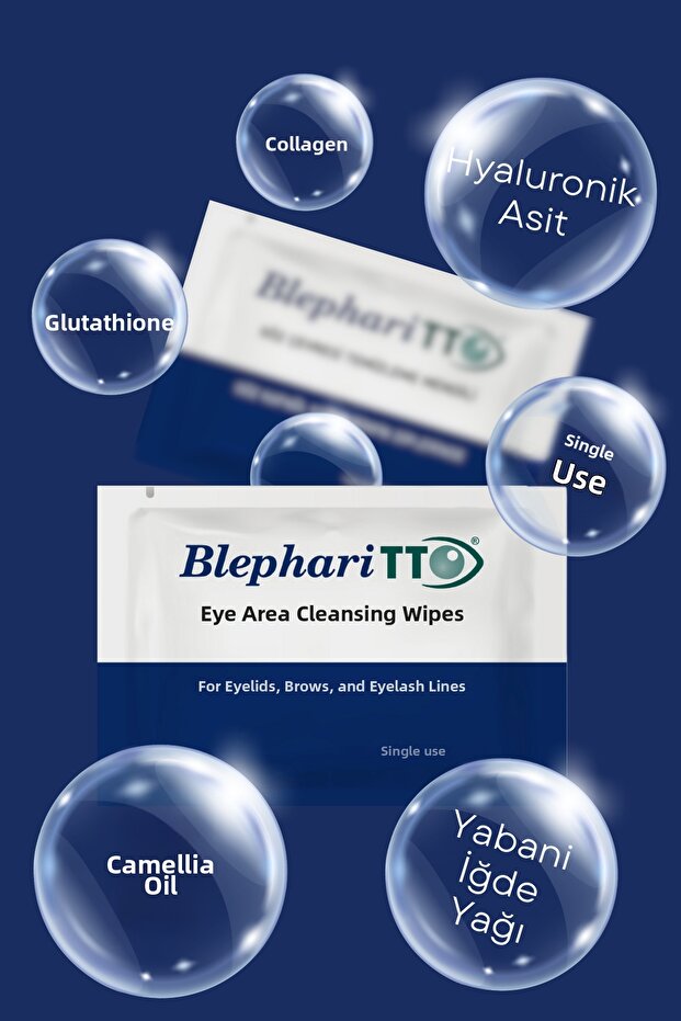 Blefaritto 24 Pack Swab Eye Contour Wipes Eye And Make Up Removal Tea ...