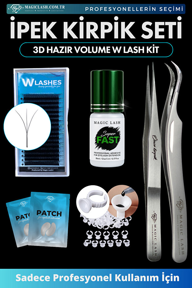 Magic Lash 3D W Lash Volume Ipek Kirpik Mini Başlangıç Seti - Fiyatı ...