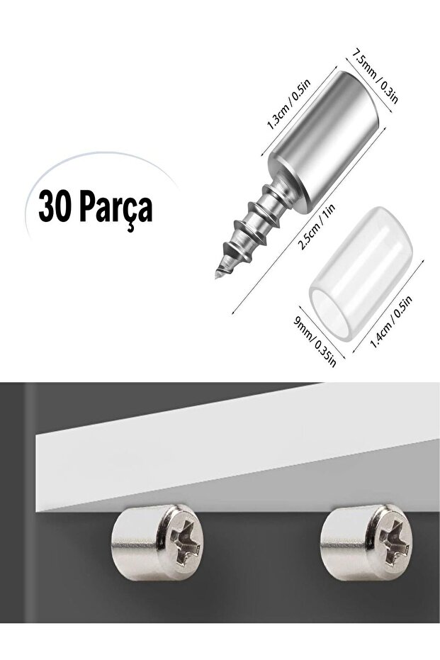 Özasya AVM 30 Adet Dayanıklı Metal Raf Tutucu Raf Pimi - Fiyatı, Yorumları