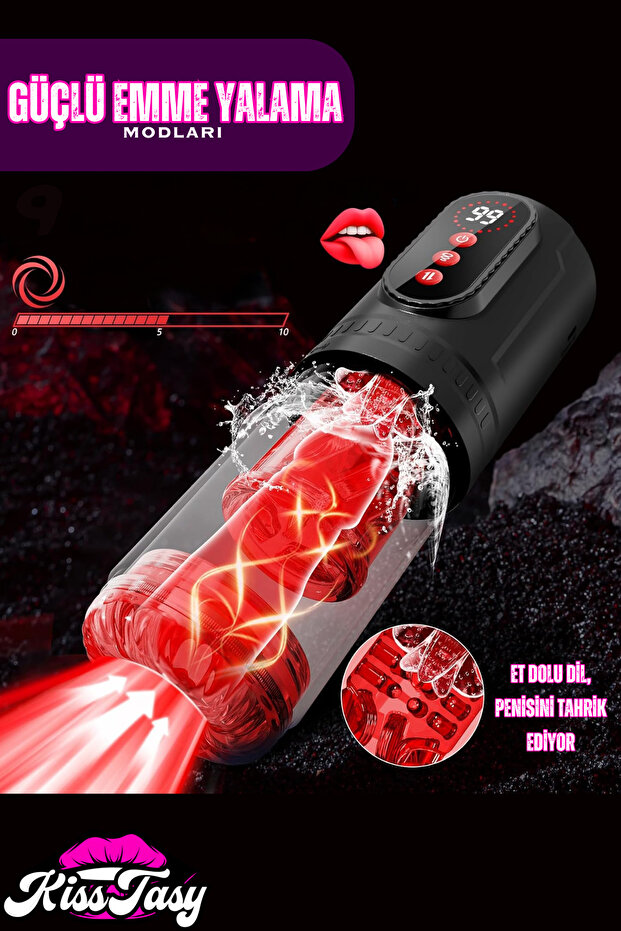 Kisstasy İleri Geri Hareketli Rotasyonlu Yalama Modlu Emişli Dönme ...