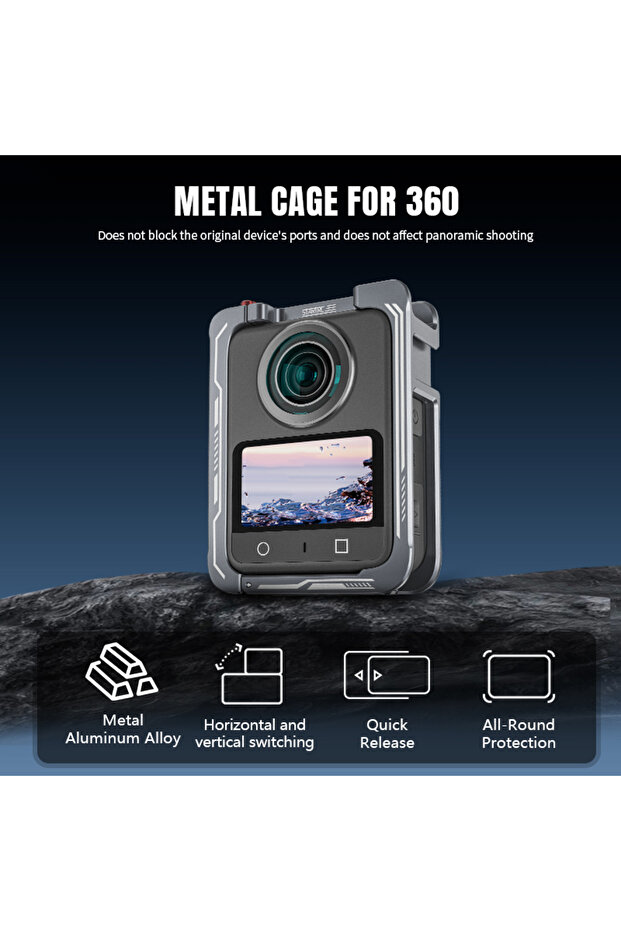 Choice Dark Grey STARTRC for DJI OSMO 360 action camera multi-function ...