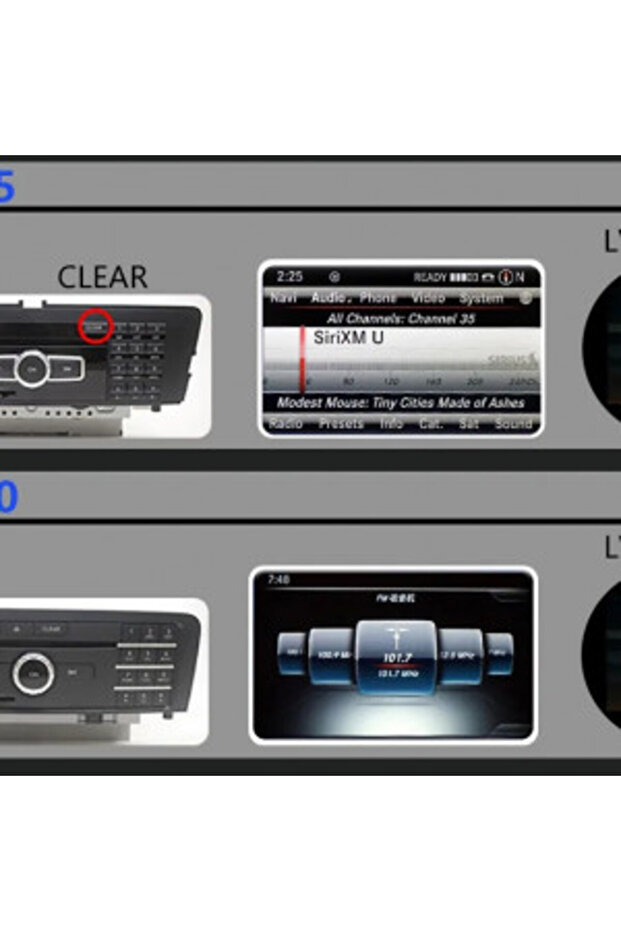 NAVI-ABC Wireless CarPlay & Android Auto Module for Mercedes GLC X253 ...