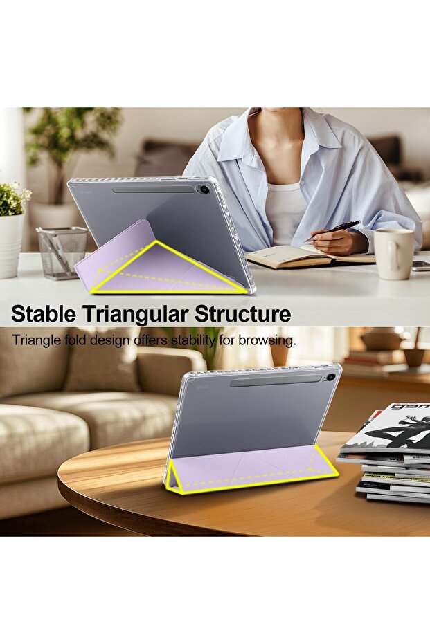 Kipgsm Samsung Galaxy Tab A11 Uyumlu 8.7 Tablet Kılıfı Katlanır Stand ...