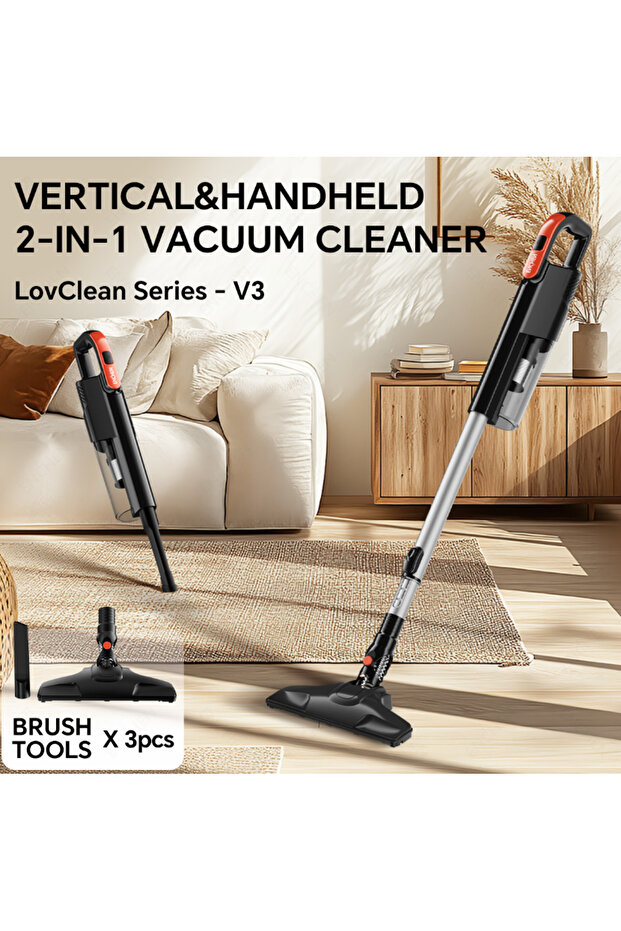 Arabest 35,000Pa Cordless Vacuum Cleaner, Lightweight 50 Min Runtime ...