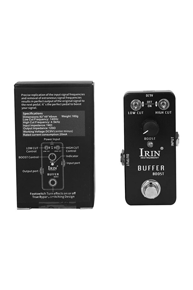 Choice RS-21 IRIN RS-21 Buffer Boost Guitar Effect Pedal Signal Booster ...
