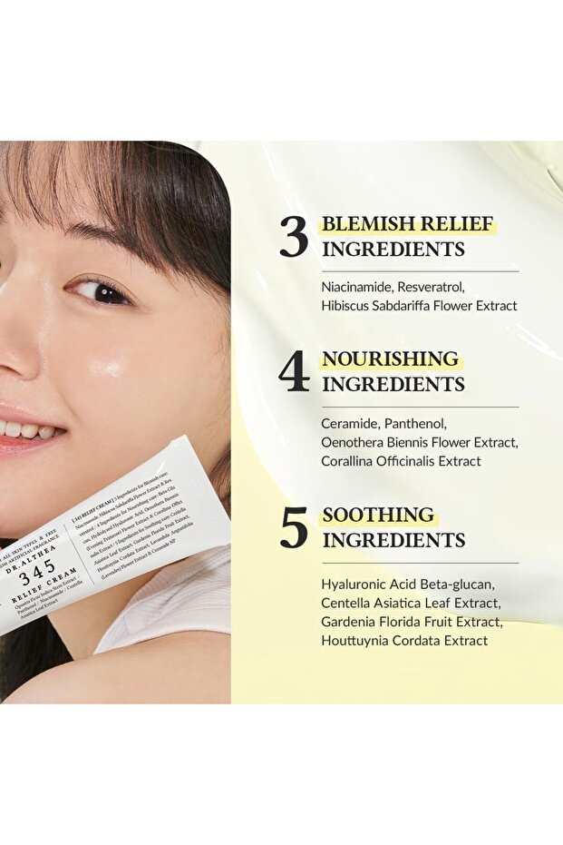 Dr.Althae 345 Relief Cream | Daily Face Moisturizer | Blemish Relief ...