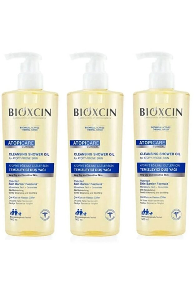 Bioxcin Atopicare Cleansing Shower Oil for Skin Prone to Atopy 3X500 ml ...