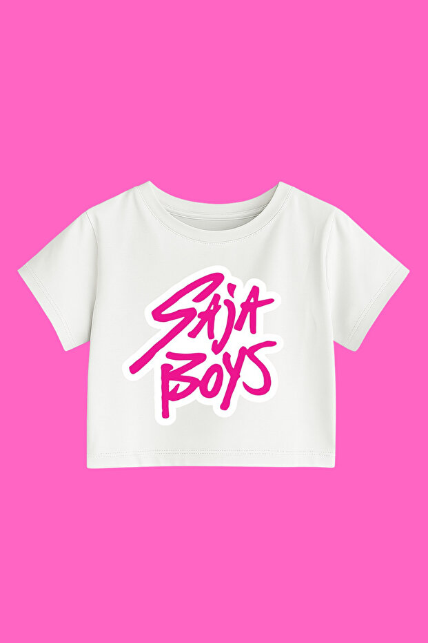 MECH BUTİK Το K-Pop Demon Hunters Huntrix Printed Crop Crop-Top είναι ...