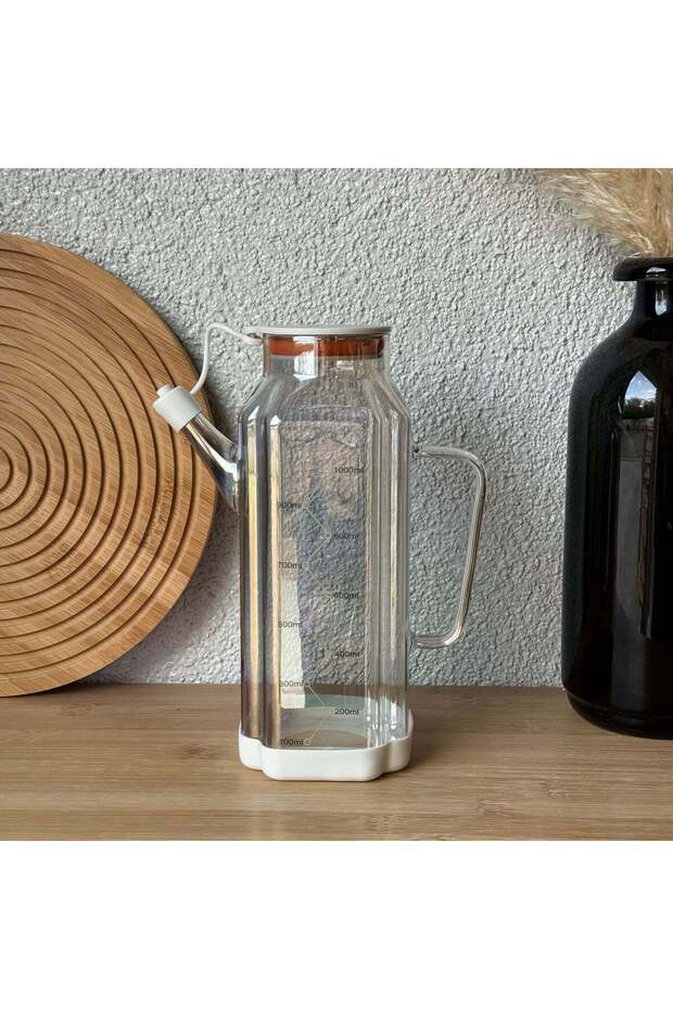 Evanev Mila Fluid Borosilikat Cam Yağdanlık Krem 1 Litre KOD.6512 ...