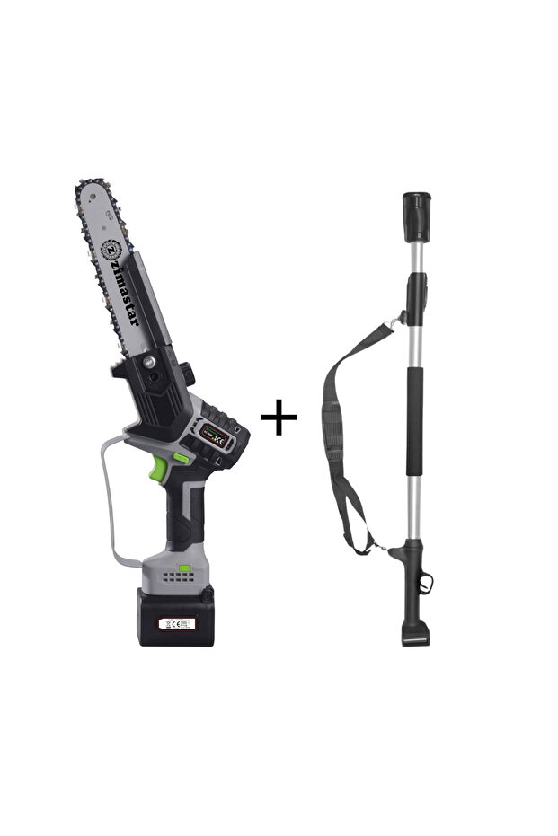 Reyo Zimastar SC-5808 Akülü Zincirli Budama Testeresi 4Ah Çift Akülü ve ...