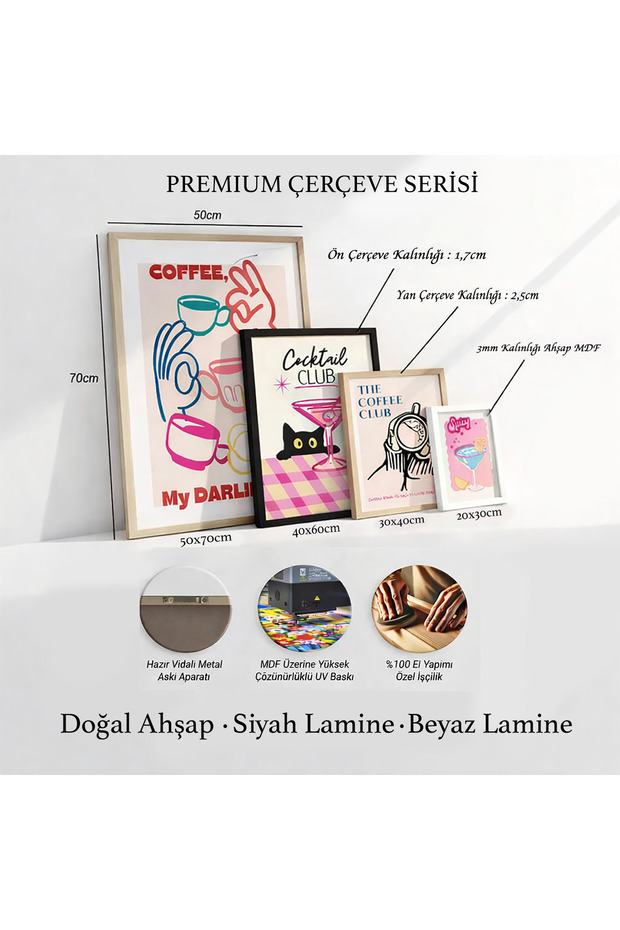 Opak Design Paul Klee - Renklerin Senfonisi - Ahşap Çerçeveli Duvar ...