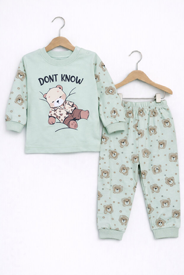 Süpermini Baby Boy Pajama Set / 2-Piece Pajama Set Bottom and Top Dont ...