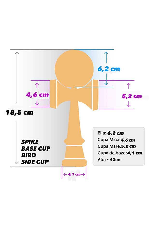 Kendama Europe Record Plus Legend Sun Wukong, Base cup. large cups, 18. ...