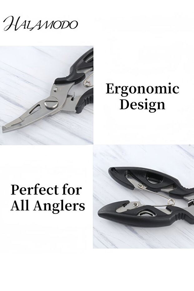 HALAMODO Fish Lip Gripper Pliers Fishing Pliers & Gripper Set Muti ...