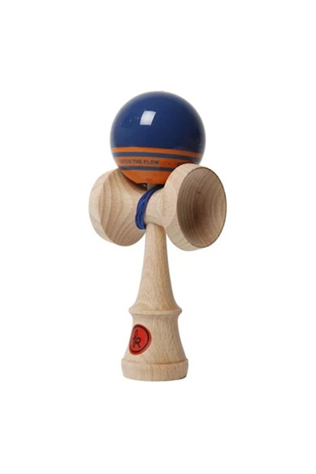 Kendama Europe Kendama Record Blue, Base cup, large cups 18.5 cm + gift ...