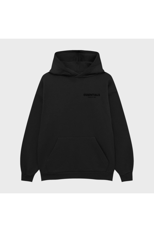 PURE EFFECT Unisex Essentials Embossed Rubber Logo Printed 3 Thread Ş ...