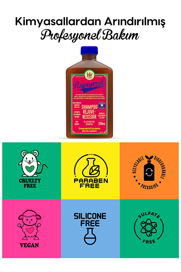 Lola From Rio Rapunzel Dökülme Karşıtı Şampuan Anti Hair Loss Shampoo ...