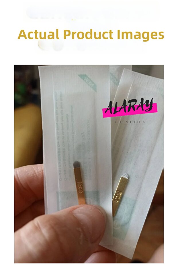 alaraycosmetics 5 bucăți 12 pini U. Ac de microblading pentru tatuaj ...