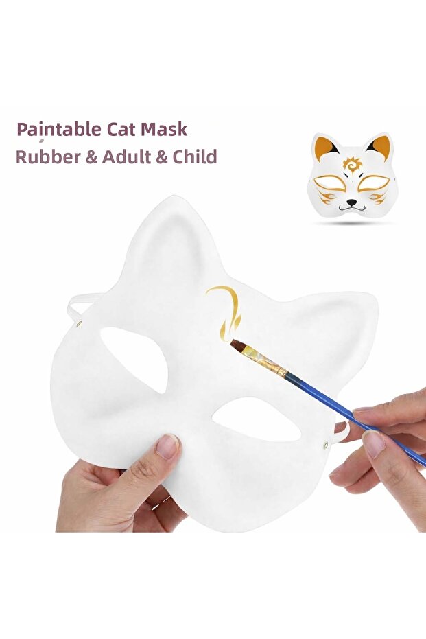lowell home Paintable Cat Model Mask – Create Your Own Design- Trendyol