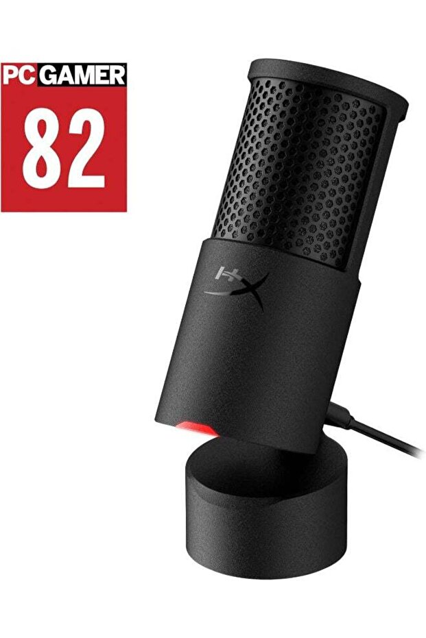 HyperX SoloCast 2 USB Gaming Microphone, Cardioid, 24-bit/96kHz, USB-C ...