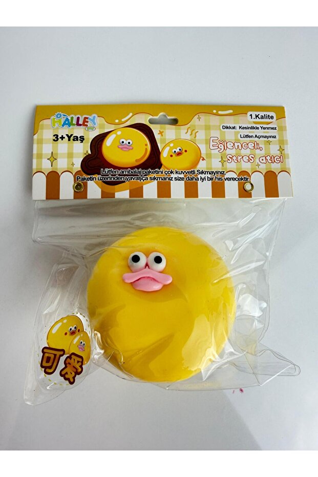 Bumelo Halley Surat Squishy-Sukuşi Stres Topu Sarı - Fiyatı, Yorumları