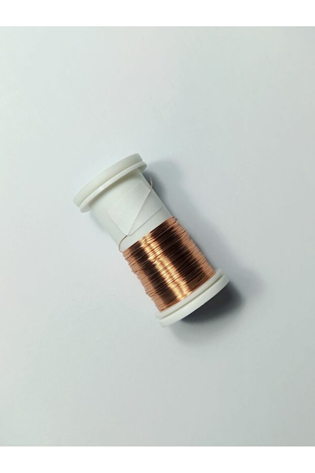 Eskişehir hobi sanat 0.20 Mm 12 Metre ince Bakır Renk Takı Tasarım ...