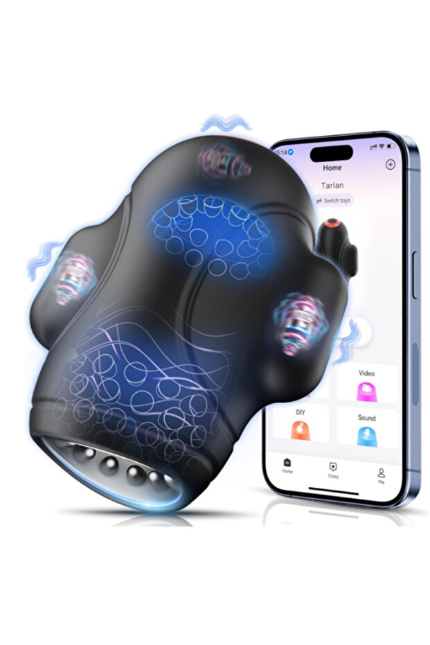Coca-Cola 10 Modes 3 Motors Male Massager App Control 4-in-1 360° Sound ...